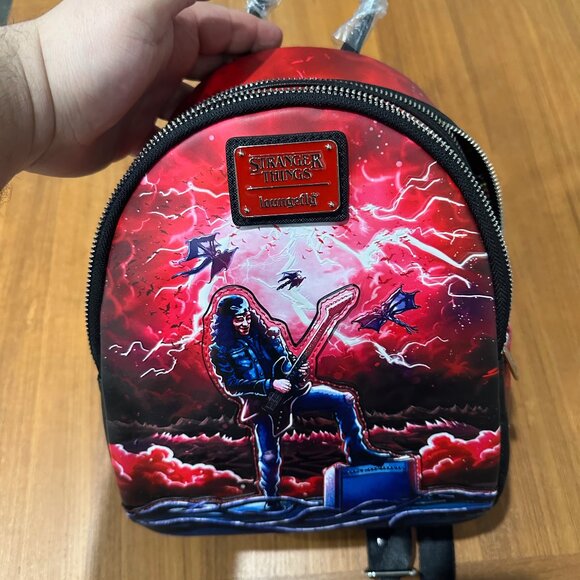 Bags | Eddie Munson Tribute Stranger Things Loungefly Mini Backpack ...